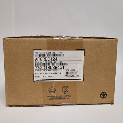 APC RBC123 Replacement Battery Cartridge No 123 731304284369| eBay