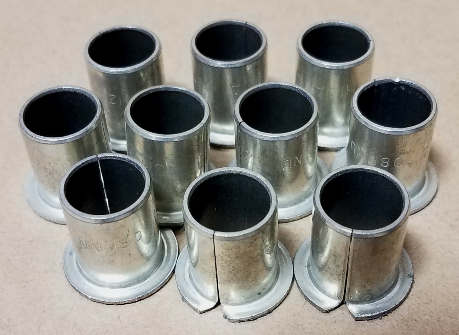 SPLIT FLANGE BUSHING 1/2" ID X .59" OD X 3/4" LONG FLANGE OD IS .81 ...