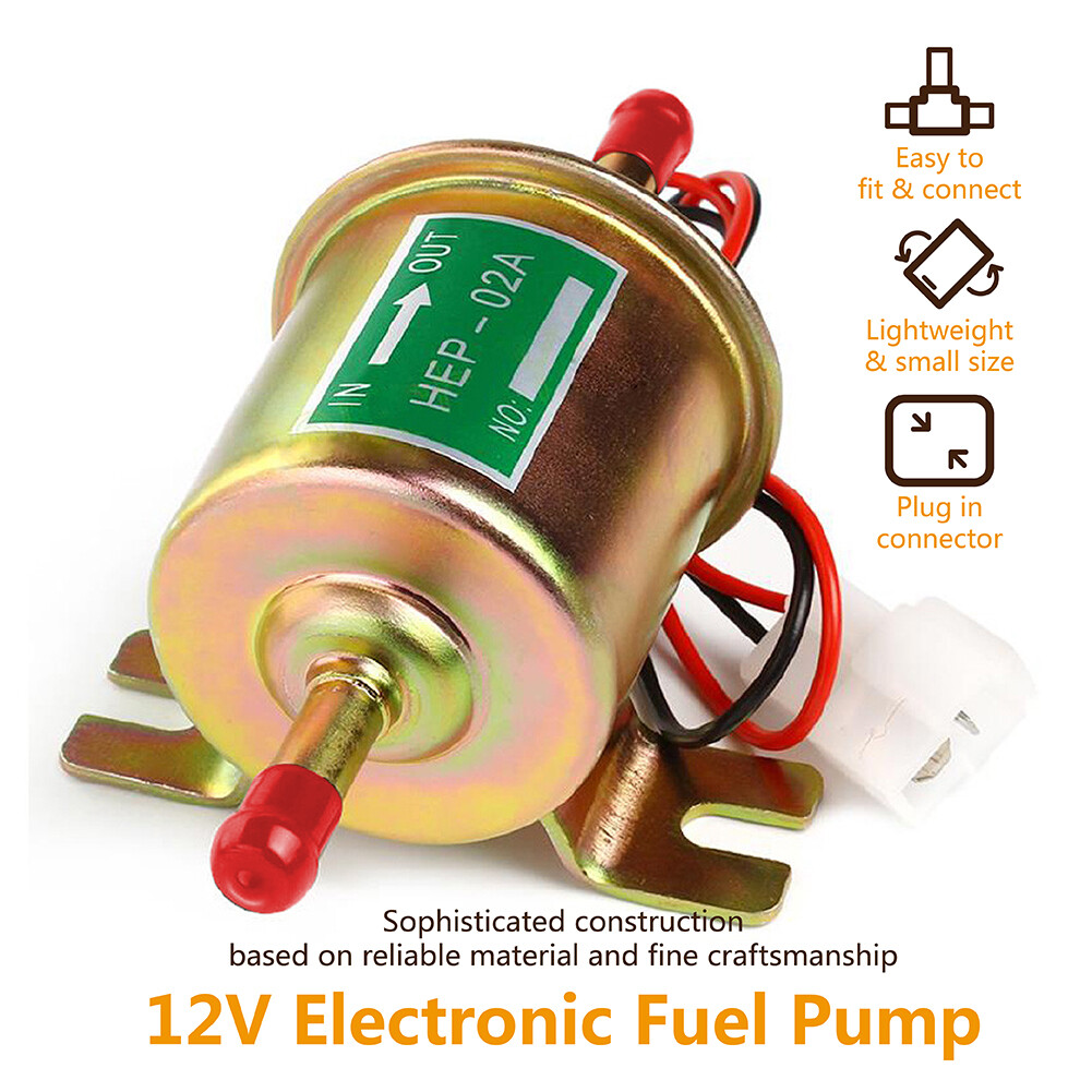 Universal Electric Fuel Pump 2.5-4 psi For Lawn Mowers Small Engine Gas ...