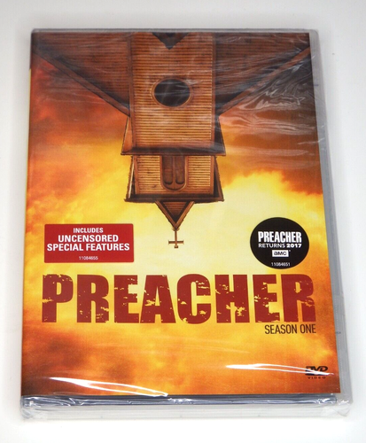 Preacher: Season One (DVD, 2016) AMC TV Series, Brand New Sealed ...