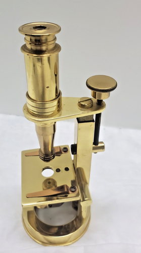 Miniature Brass Pocket Microscope - 100X Very Nice | eBay