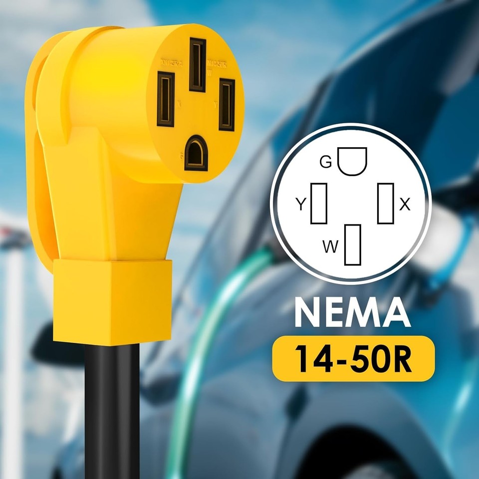 [240V to 240V] HUBRV Level 2 EV Charging Adapter 220 Volt Plug Nema 6 ...