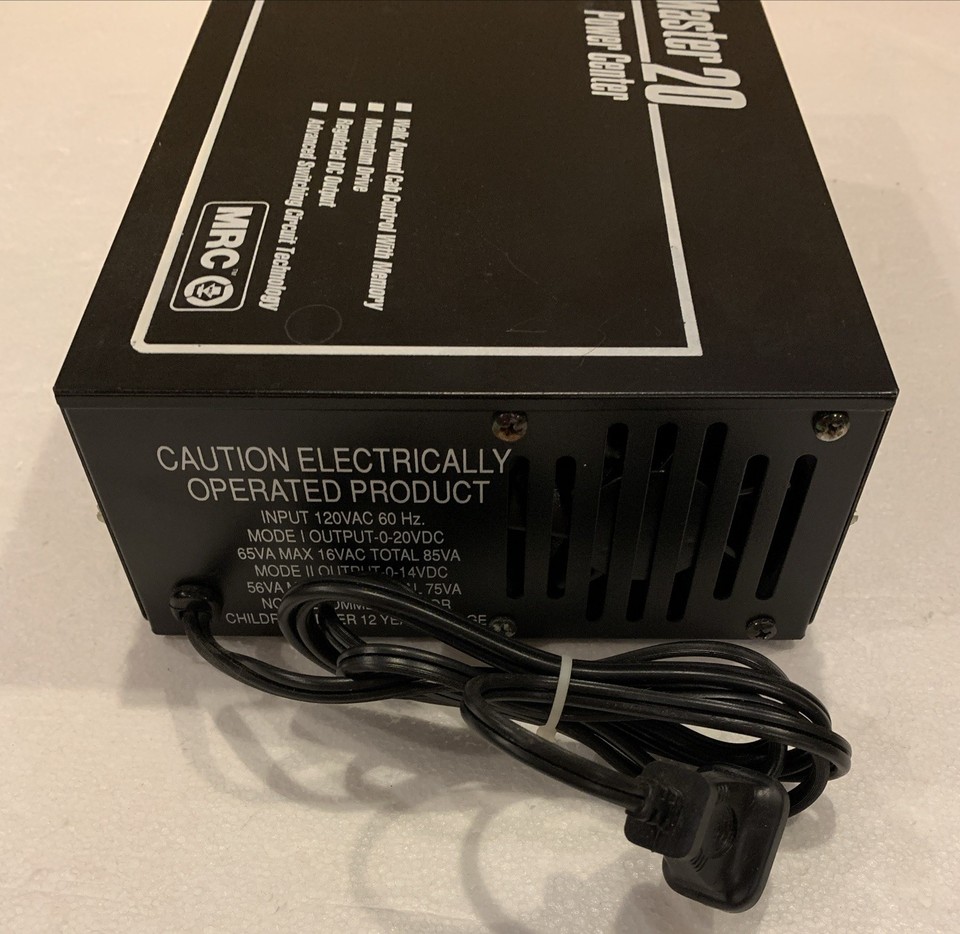 MRC Control Master 20 Hobby Train Power Center G, N, HO Scale Gauge | eBay