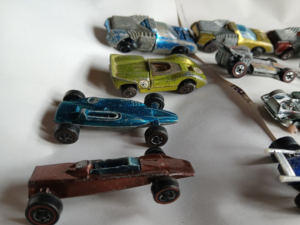 Vintage Lot of Hot Wheels All REDLINE Diecast Cars Red Line Noodlehead ...