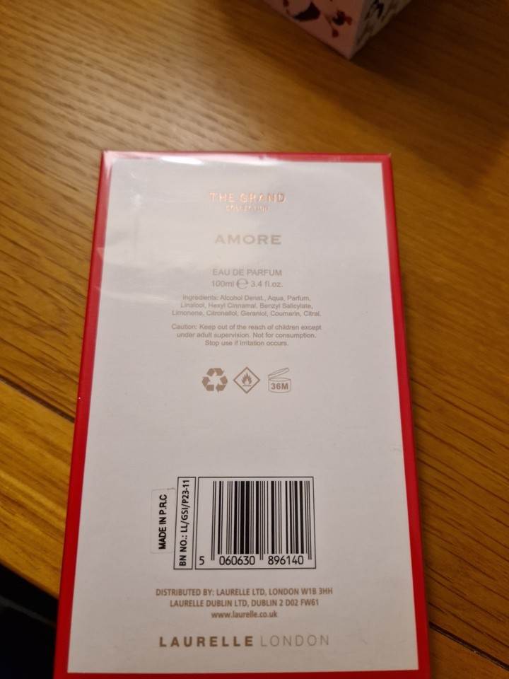 THE GRAND COLLECTION AMORE EAU DE PARFUM SPRAY 100 ml New sealed | eBay UK