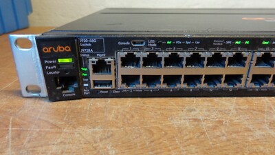 Aruba HP J9728A 2920-48G 48-Port 1GE Network Switch Rack Ears PSU | eBay