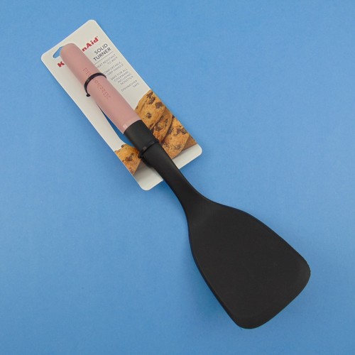 KitchenAid Solid Turner Spatula w/ Rose Pink Handle Cookware Safe ...