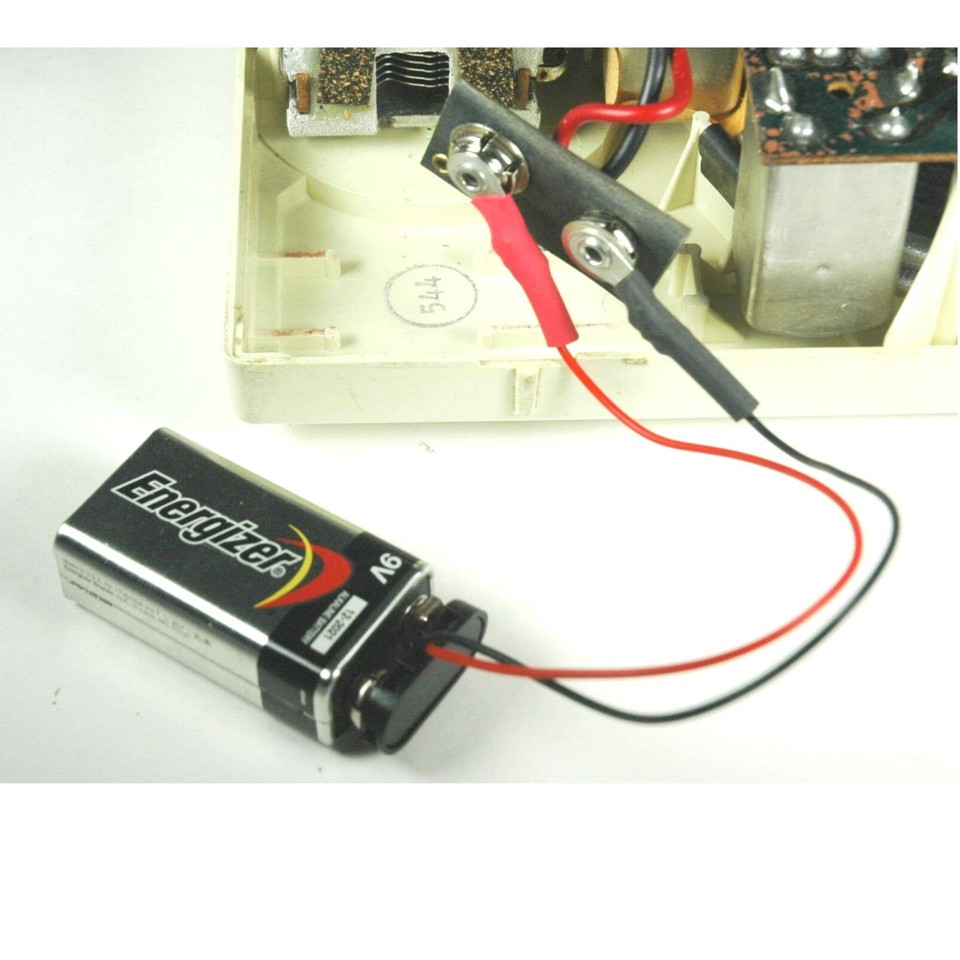 PP9 BATTERY ADAPTER (& BATTERY) FOR PP3. TRANSISTOR RADIOS DECCA, BUSH ...