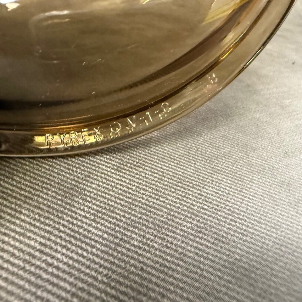 Corning Vision Ware Amber Glass 1L Liter Sauce Pan With Spout and with ...