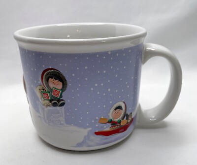 Vintage 1980s Hallmark Frosty Friends Inuit Eskimo North Pole Coffee ...