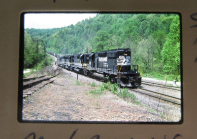 Original '85 Kodachrome Slide NS Norfolk Southern 3295 w/SOU Melrose, NC W2A56 | eBay