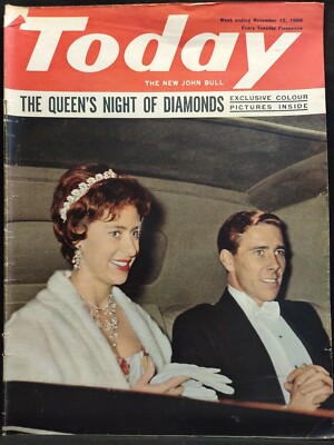 TODAY - The New John Bull Weekly UK Magazine November 12 1960 The Queen ...