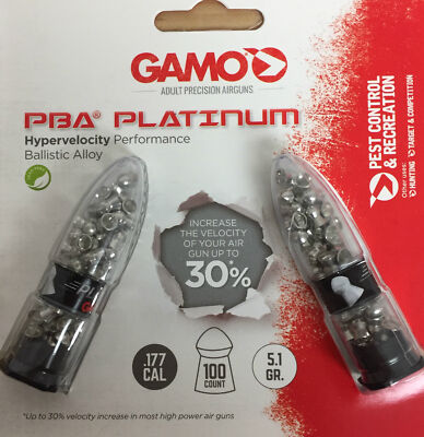GAMO PBA Platinum Pellets .177 Cal High Velocity-632265454 | eBay