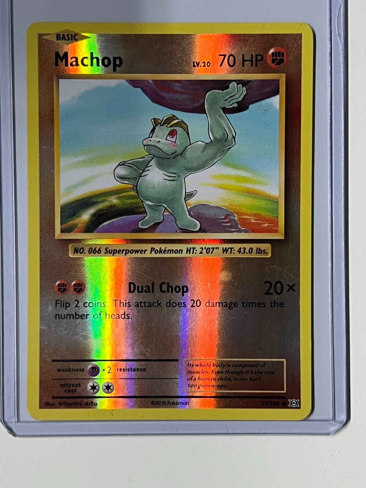 Machop 57/108 Reverse Holo Pokemon Evolutions 2016 | eBay