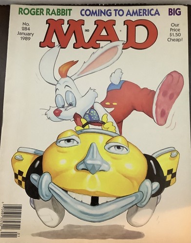 Mad Magazine #284 January 1989 - Roger Rabbit | eBay