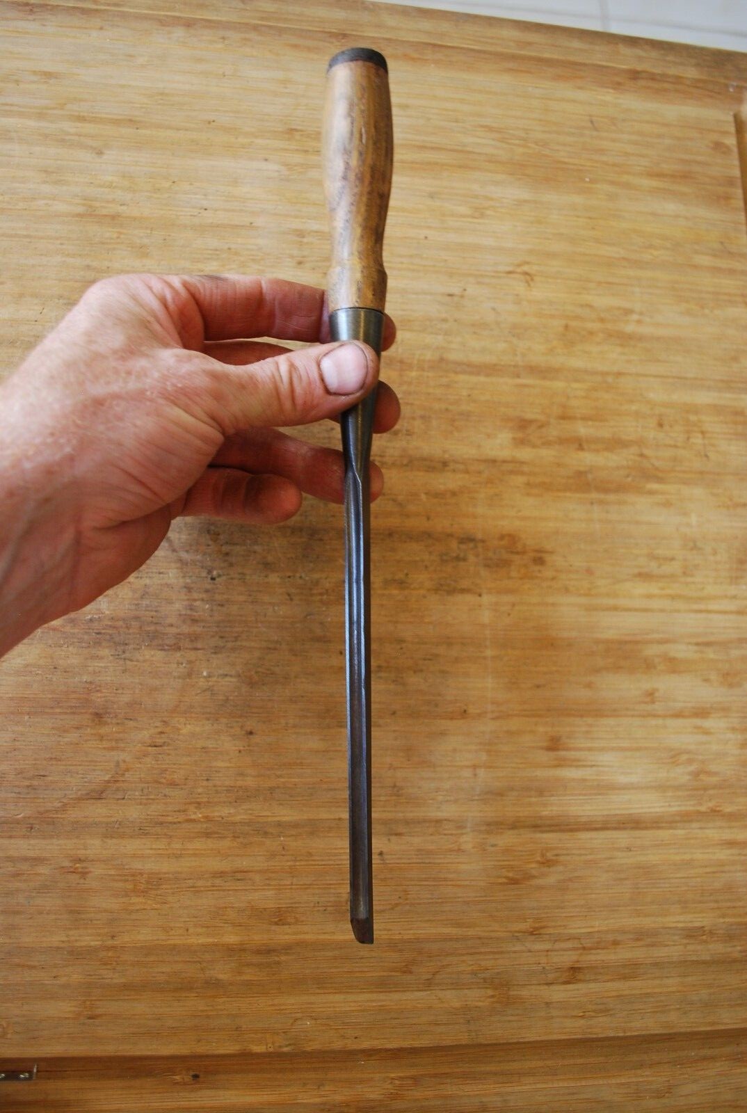 Vintage UNION 1/4" x 12" Gouge Socket Chisel * Hard to Find* | eBay