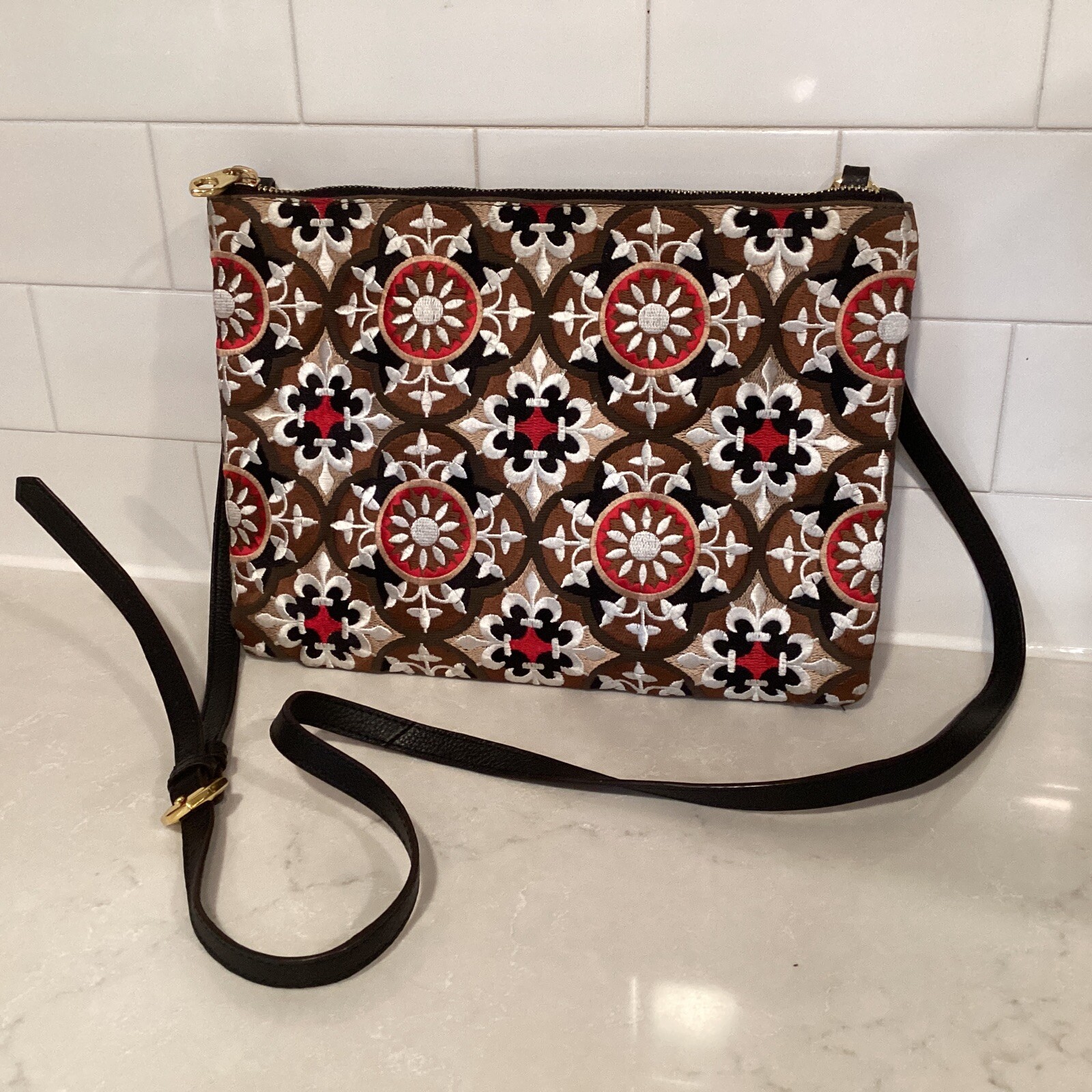 DR YANY CROSSBODY EMBROIDERY PURSE | eBay