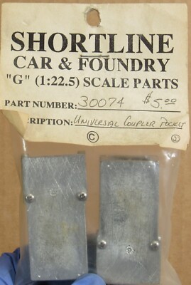 Shortline Car & Foundry 30074 Universal Coupler Pocket (2) 1:22.5 G ...