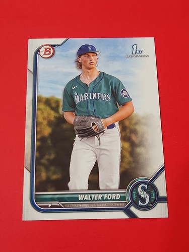2022 Bowman Draft Paper Base BD-187 Walter Ford - Seattle Mariners | eBay