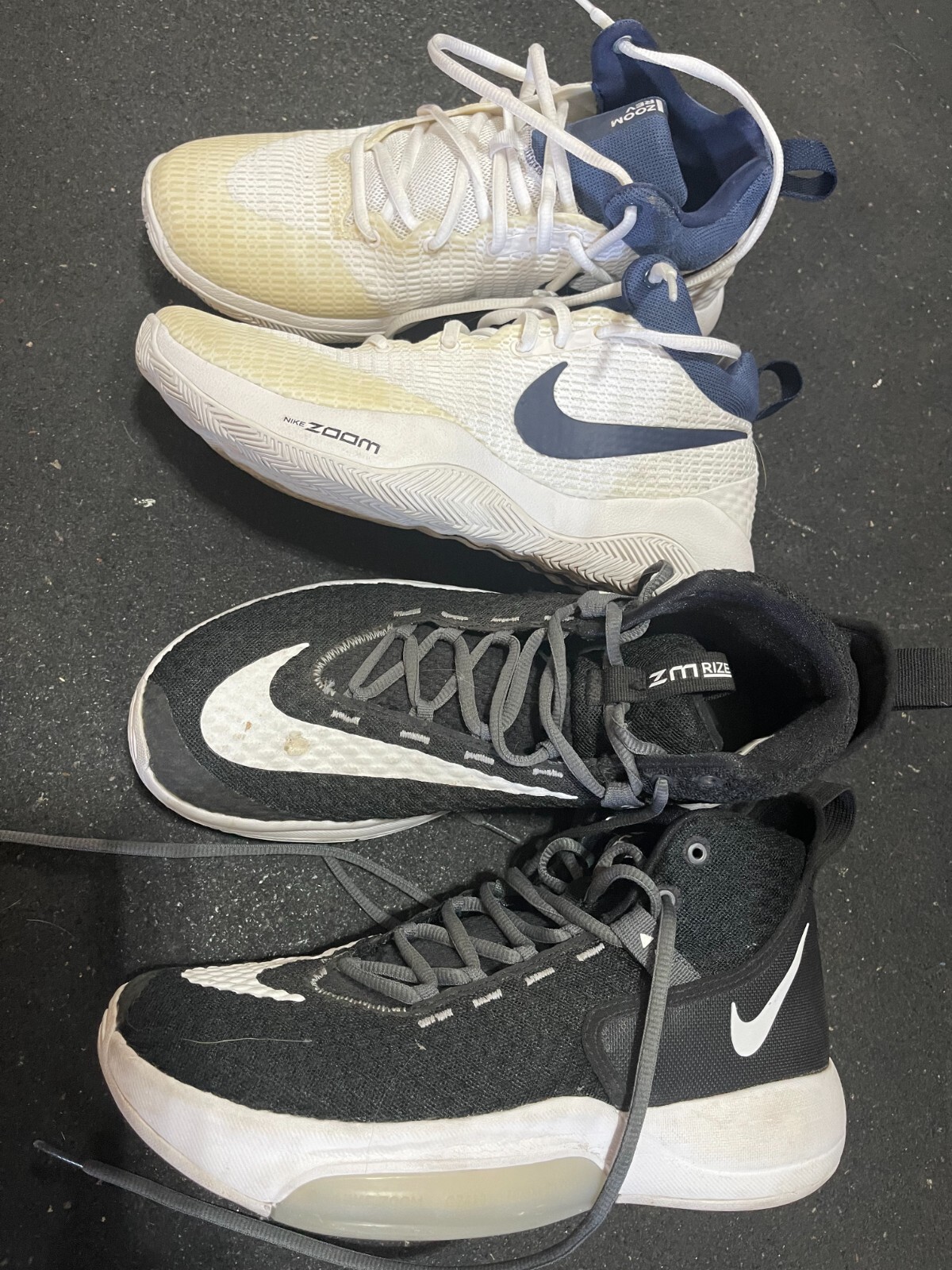 2 PAIR Nike Basketball Shoes Zoom Rize Team + Rev Men… - Gem