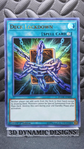 | Yugioh Deck Lockdown DUOV-EN090 1st Edition Ultra Rare NM 🔥 | | eBay