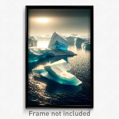 Pixel Art Poster - Ordinary Iceberg (8 Bit Psychedelic Trippy Video ...