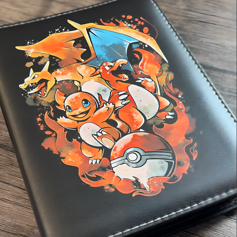 Charizard Venesaur Pokemon Inspired Trading Card Binder 400 Pocket Top ...