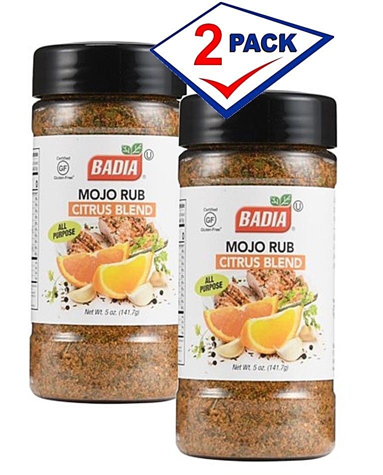 2 Pack Badia Mojo Rub Citrus seasoning Sazon Meat Pork or Fish 5 oz ...