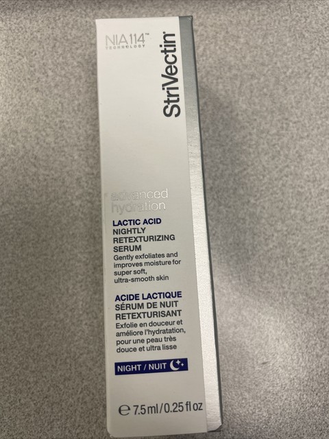 StriVectin Nia114 Lactic Acid Nightly Retexturizing Serum 0.25 Oz. for ...