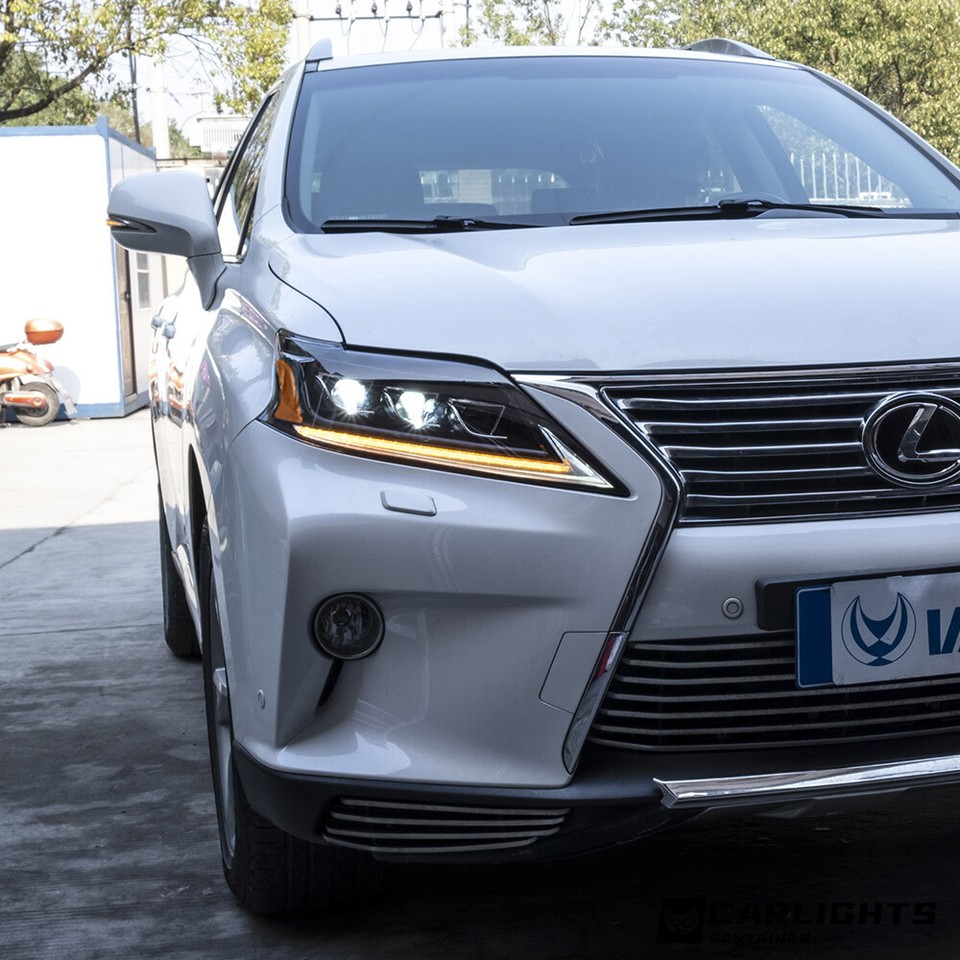 VLAND LED Headlights For Lexus RX 350 450H 2013-2015 w/ Start Up DRL ...