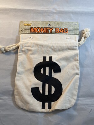 Money Bag Purse Halloween Costume Bank Robber Jail Prop | eBay