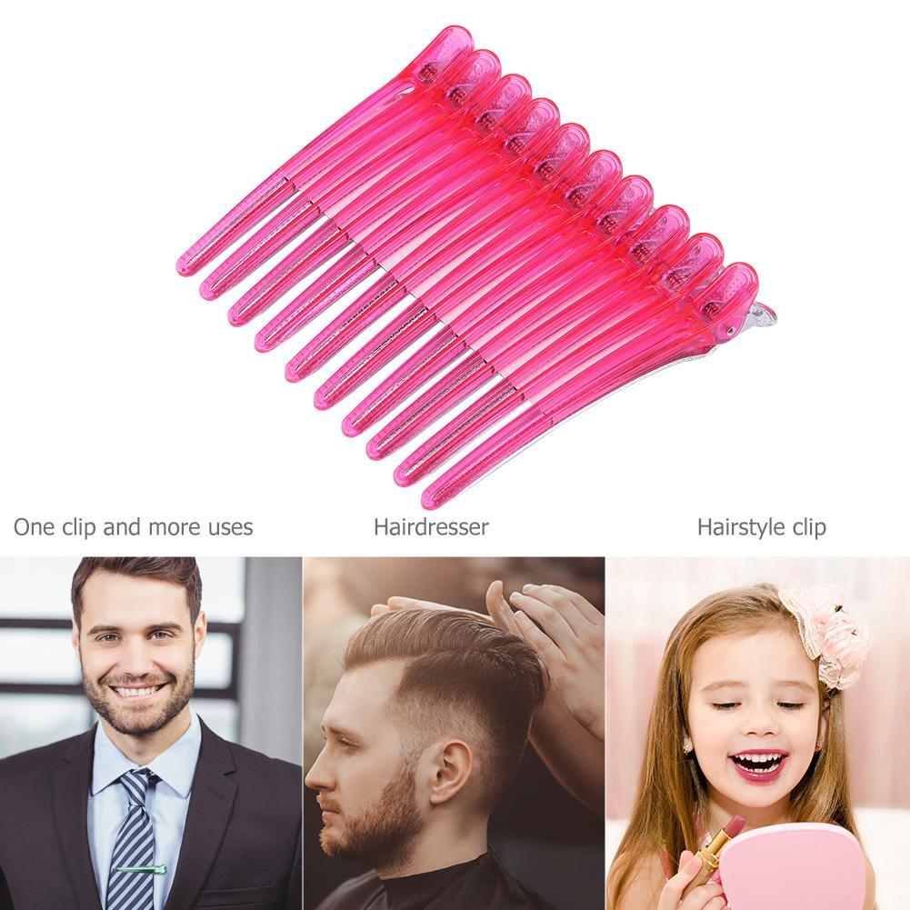 50pcs Hair Care Clips Stainless Steel Hairdressing Sectioning Clamp ...