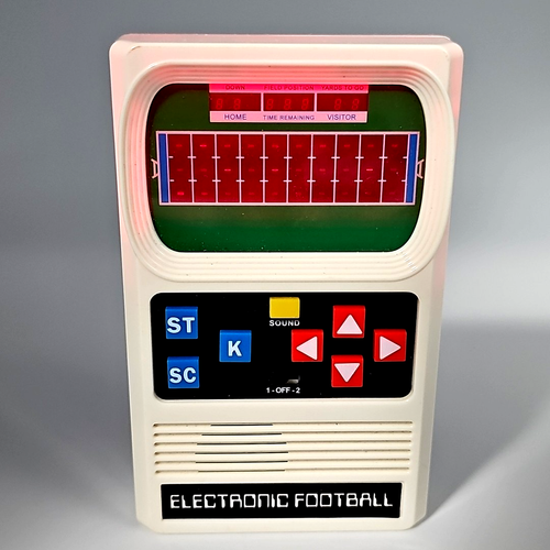 Mattel Handheld Electronic Football Game 25216AX Basic Fun - For Parts ...
