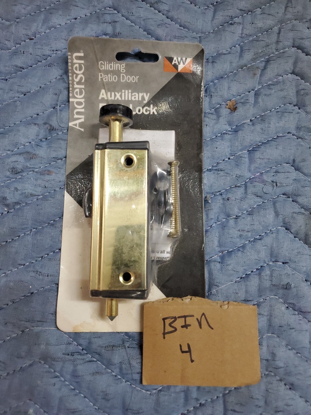 Andersen 200 400 & A Series Gliding Patio Door Foot Lock, Bright Brass ...