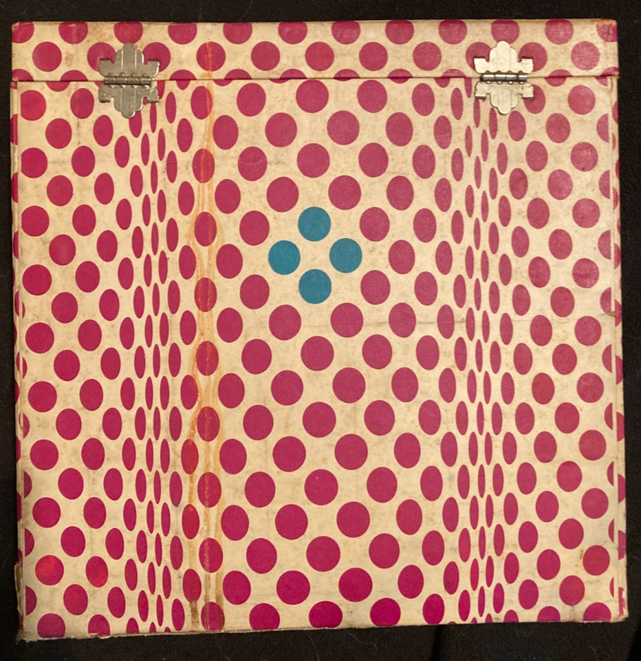 PLATTER-PAK Psychedelic Vinyl LP Record Storage Box 1960’s 13.5 x 13.5 ...