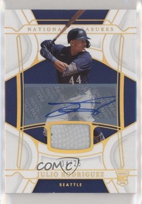 2022 Panini National Treasures Holo Gold /25 Julio Rodriguez #47 Rookie ...