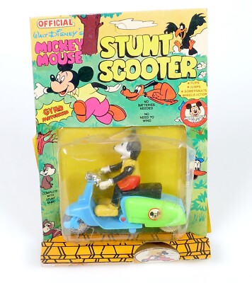 Vintage Rare Gyro Official Walt Disney Mickey Mouse Stunt Scooter ...