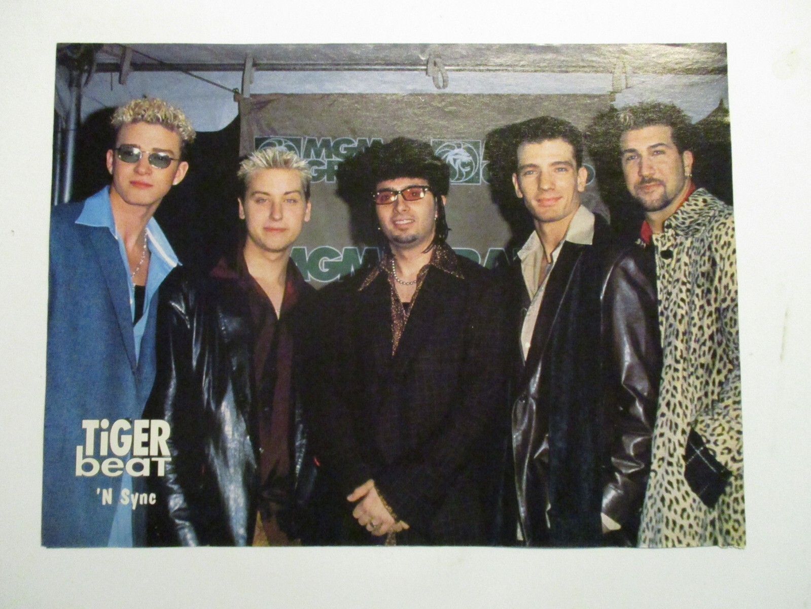 N'SYNC BACKSTREET BOYS PHOTO PIN UP TIGER BEAT TEEN MAGAZINE PICTURE ...