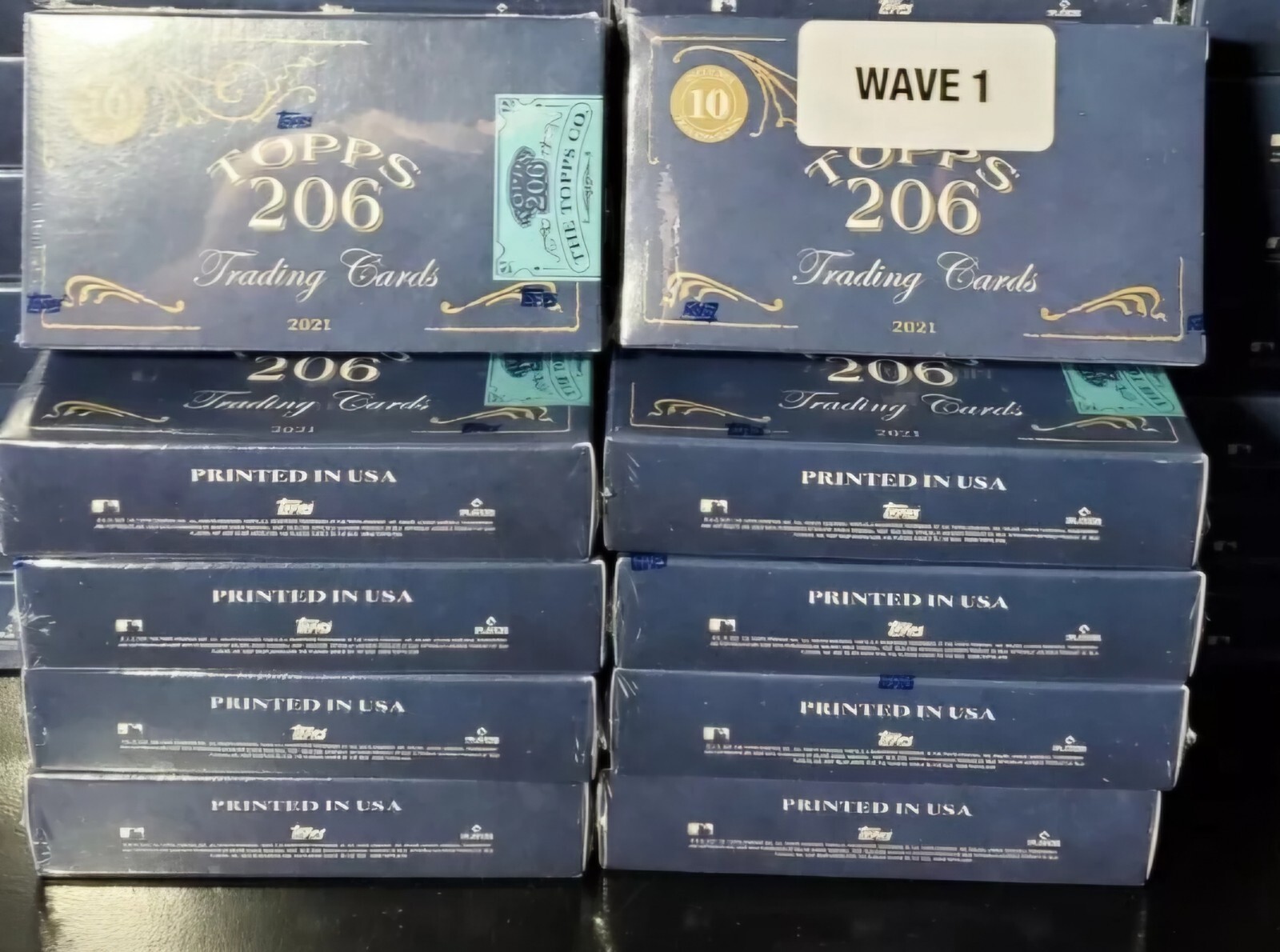 2021 Topps T206 206 Wave 1 Series 1 Factory Sealed Box Pack 10 Cards ...