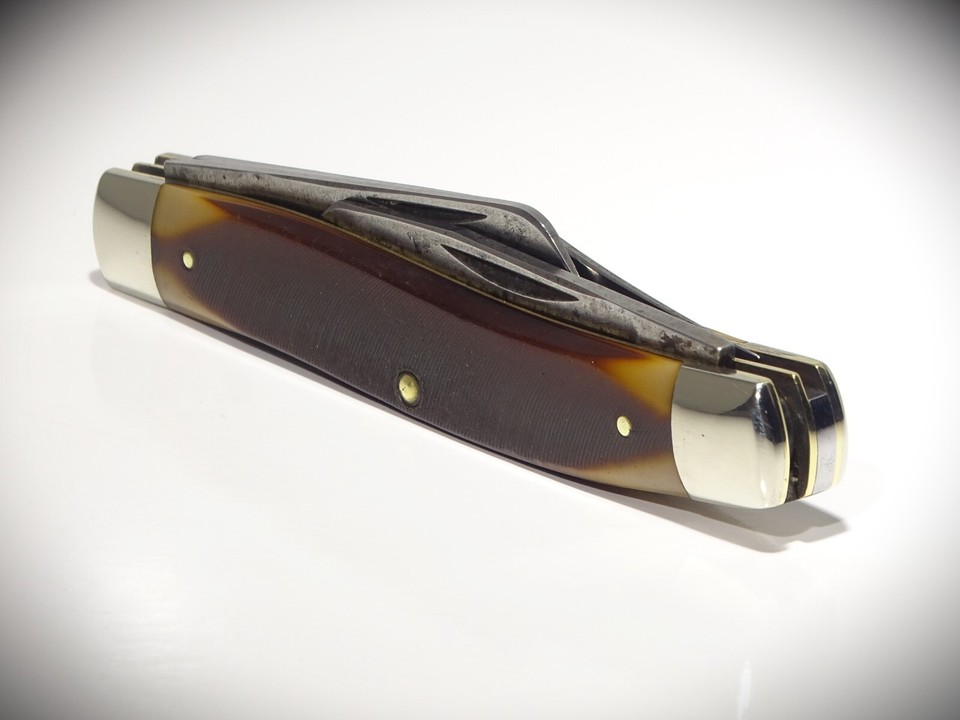 💥 1961-2004 Schrade Old Timer 8OT ~ 4" Senior Stockman ~USA~ Match ...