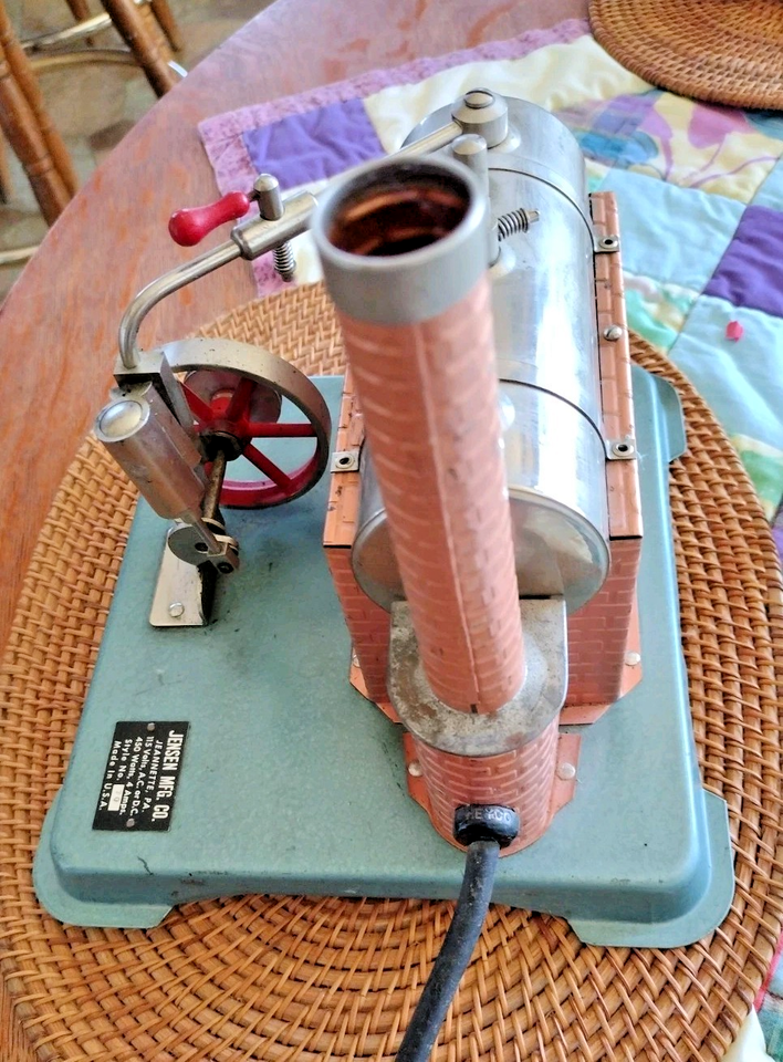 Vintage Jensen Steam Engine Generator #70 ELECTRIC HEATED Model ...