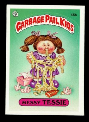 GARBAGE PAIL KIDS: 2ND SERIES, MESSY TESSIE, 45b, NM, GLOSSY, USA ...