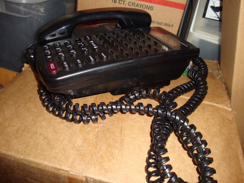 Comdial 7260-00 HAC Phone with a long stretchy handset cord | eBay
