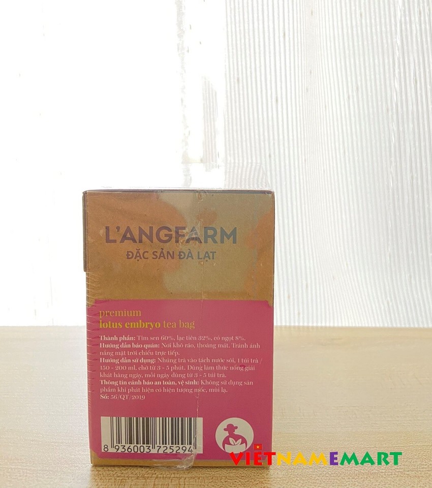 Premium LOTUS EMBRYO TEA, Tra TIM SEN 50G from Langfarm - Da Lat ...