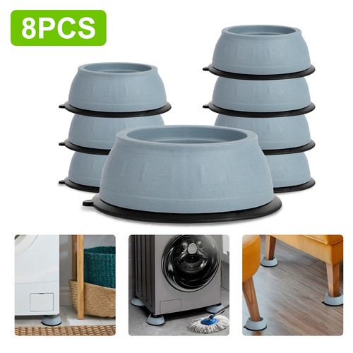 8Pcs Anti Vibration Washing Machine Support Feet Pads Non-Slip Rubber ...