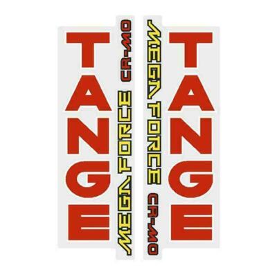 Tange Megaforce RED fork decal set - old school bmx | eBay
