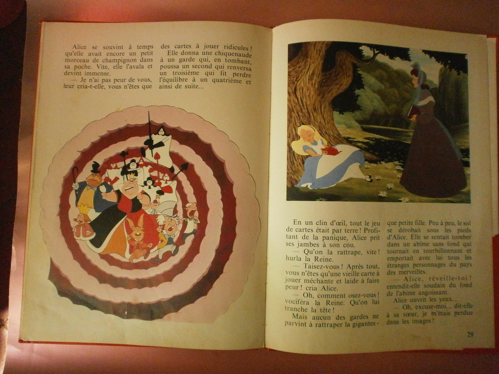 Alice au pays des merveilles Walt Disney Hachette Edi-Monde 1982 Le ...