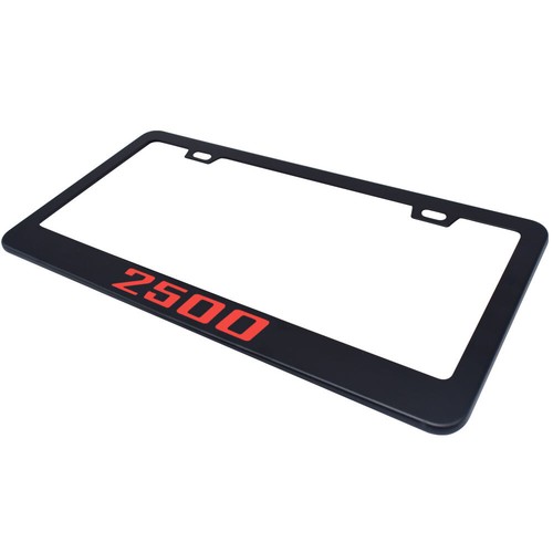 Metal Red Letter License Number Plate Frame Cover For Ram 2500 Cab ...