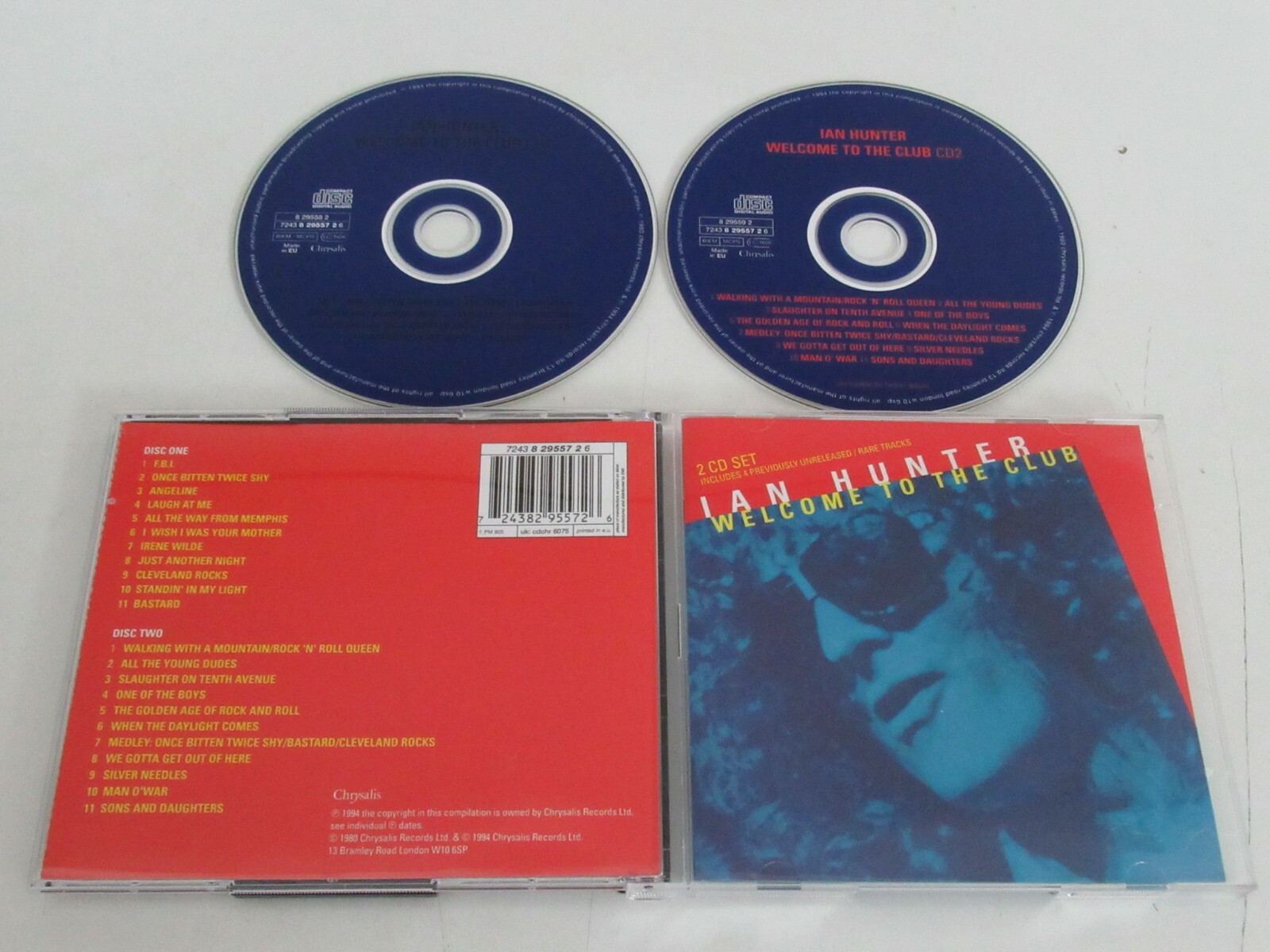 Ian Hunter / Welcome To The Club CD2 (Chrysalide 7243 8 29557 2 6) 2XCD ...