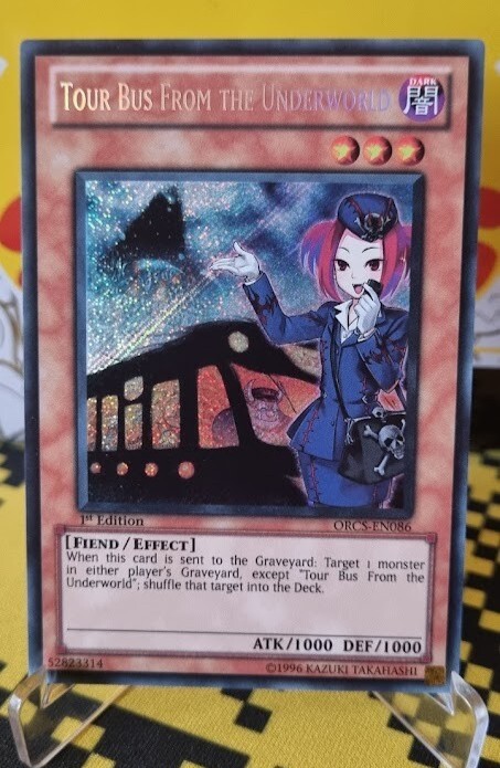 YuGiOh! “Tour Bus From The Underworld” ORCS-EN086, 1st Edition | eBay ...